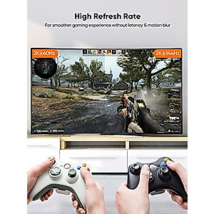 CableCreation USB C to HDMI Cable 6FT with HDR 4K@60Hz, 2K@144Hz, 2K@120Hz, USB Type C to HDMI Cable Thunderbolt 3 Compatible for MacBook Pro/Air, iMac, iPad Pro 2020, Galaxy S20 S10/Note 10