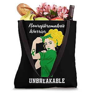 Neurofibromatosis Warrior Unbreakable Neurofibromatosis Tote Bag