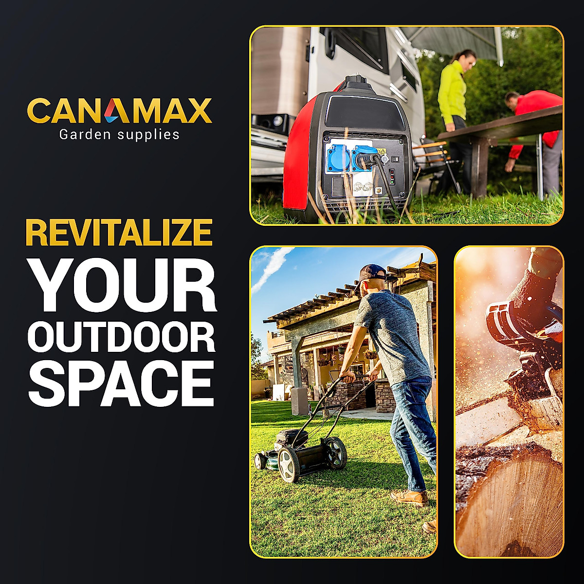 Canamax GX390 GX340 Air Filter Replacement Part - Pack of 4 - Compatible with Honda GX 340 GX 390 11HP 13HP Engine - Replaces 17210-ZE3-505 17210-ZE3-010 Air Filter