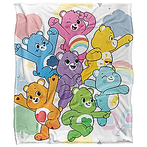 Care Bears Blanket, 50" x 60" Care Bears Silky Touch Super Soft Throw Blanket