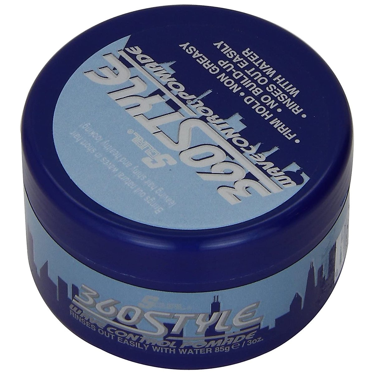 Lusters S-Curl 360 Wave Control Pomade 3 Ounce (88ml) (2 Pack)