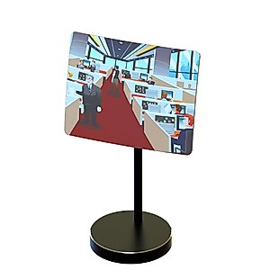 WatchYrBack Desk and Cubicle Mirror to See Behind You, Black Stand with Detachable Wide Angle Real Glass Mirror, Small & Discrete, Beautiful Design, Perfect Curvature for an exceptionally Clear View