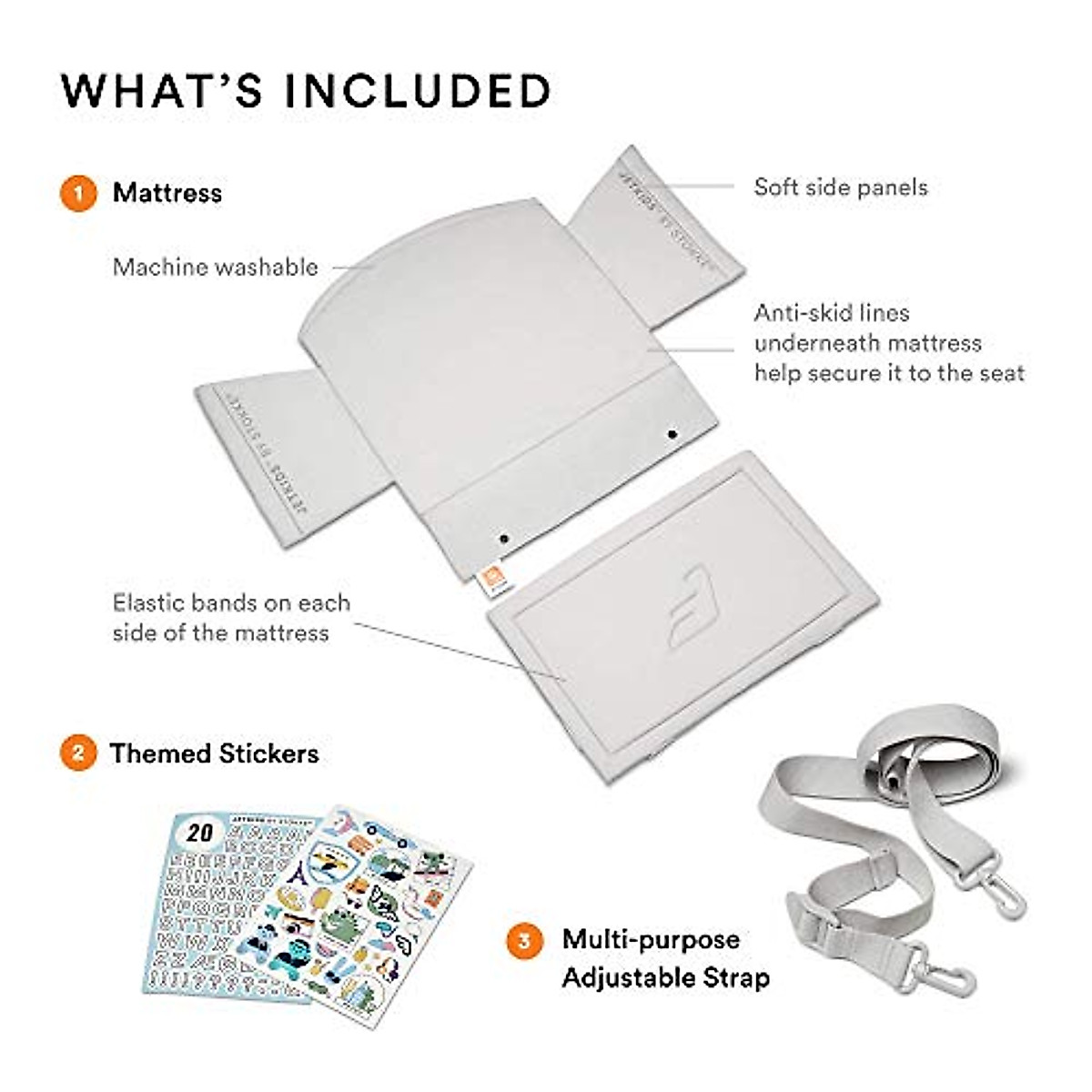 JetKids by Stokke BedBox, Pink Lemonade - Kid's Ride-On Suitcase & In-Flight Bed - Help Your Child Relax & Sleep on the Plane - Approved by Many Airlines - Best for Ages 3-7