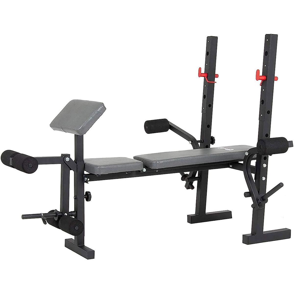 Body Champ Standard Weight Bench with Butterfly and Preacher Curl, Incline/Flat Adjustable BCB580