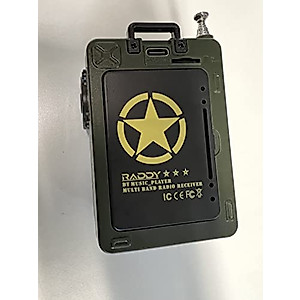 Raddy RF750 Portable Shortwave Radio AM/FM/SW/WB Receiver with Bluetooth and NOAA Alerts - Pocket Retro Mini Radio Rechargeable, w/ 9.85 Ft Wire Antenna