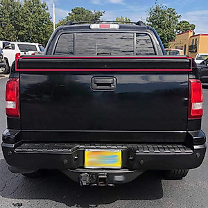 PIT66 Tailgate Molding Cap, Compatible with 2007-2010 Ford Explorer Sport Trac, 7A2Z7840602BA, Tailgate Top Protector Cover