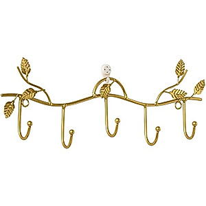 XDCHLK Creative Punch-Free Decoration Fitting Room Coat Rack Nordic Hook Door Key Rack Storage Porch Wall ( Color : Gray , Size : 4*34*12.5cm )