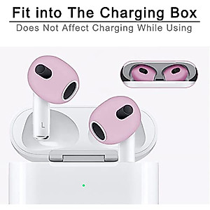 Luckvan AirPods 3 Ear Hook Ear Tips for Replacement Cover for AirPods3 Accessory fit in AirPods Case, White 3 Pairs