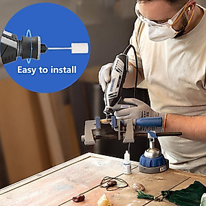 110PCS Wool Buffing Polishing Wheel for Dremel Tool Kit, Jewelry Making Tools for Dremel Tool- 1/8 Inch Shank with Storage Case