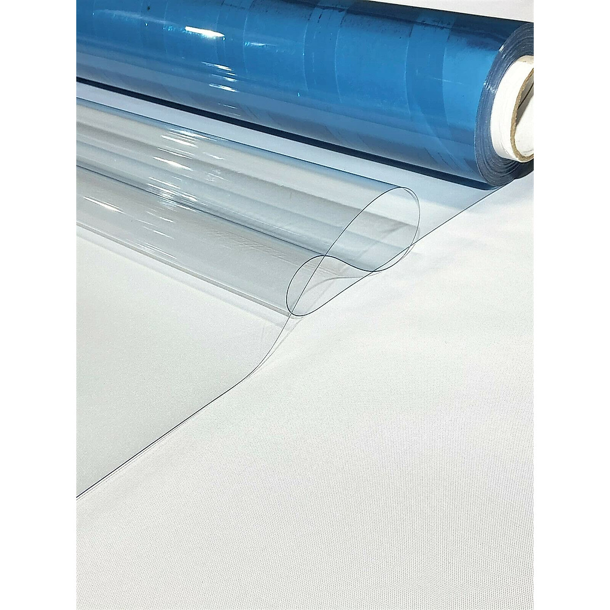 USA Fabric Store Clear Vinyl 30 Gauge Isinglass Double Polished Marine Boat by The Foot 54 Wide