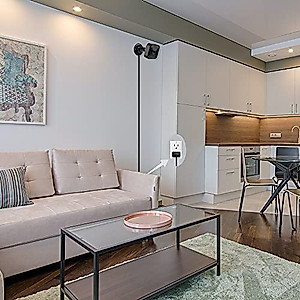 20FT Power Extension Cable Charger for Blink Outdoor,Blink XT2/XT,Wyze Cam V3,WyzeCam Outdoor,Arlo Essential,Eufy,KasaCam,Yi Camera,Weatherproof Charging Cord with Adapter for Security Cam 2Pack,Black