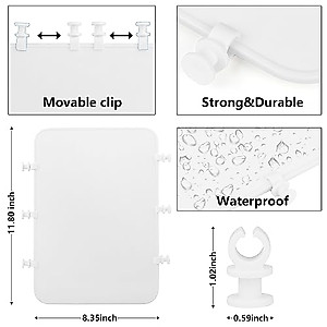 2 Pack Divider Tray for Bogg Bag Beach Bag Organizer Tray Compatible with BOGG BAG X Large Accessories Insert Tray for Organizing and Dividing Space-White