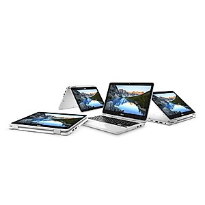 2018 Dell Inspiron 3000 11.6” 2-in-1 Touchscreen Laptop/Tablet PC, 7th Gen AMD A6-9220e 2.5GHz Processor, 4GB 2400MHz DDR4, 32GB SSD, Bluetooth, WiFi, MaxxAudio, Windows 10 (White)