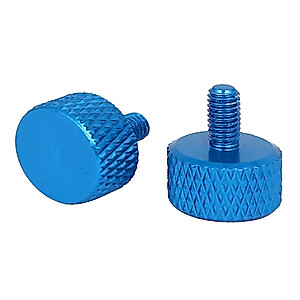 New Lon0167 Computer PC Featured Graphics Card Knurled reliable efficacy Thumb Screws Sky Blue M3x6mm 10pcs(id:258 0d 7d 621)