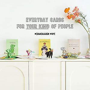 Dirty Pop Cards - Purr-fect Pop Up Birthday Card, 3D Cat Farting Confetti Funny Birthday Card, Cat Mom or Dad Bday Popup Cards for Husband, Wife, Friend, and Every Cat Lover - 1 Card 5 x 7 inch, 1 Notepaper, 1 Envelope