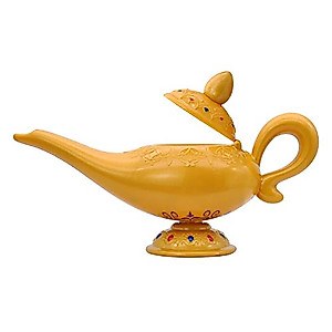 Spooktacular Creations Halloween Genie Lamp Costume Accessory Prop for Halloween Dress-up Party, Role Play, Cosplay, Holiday Decorations Gold