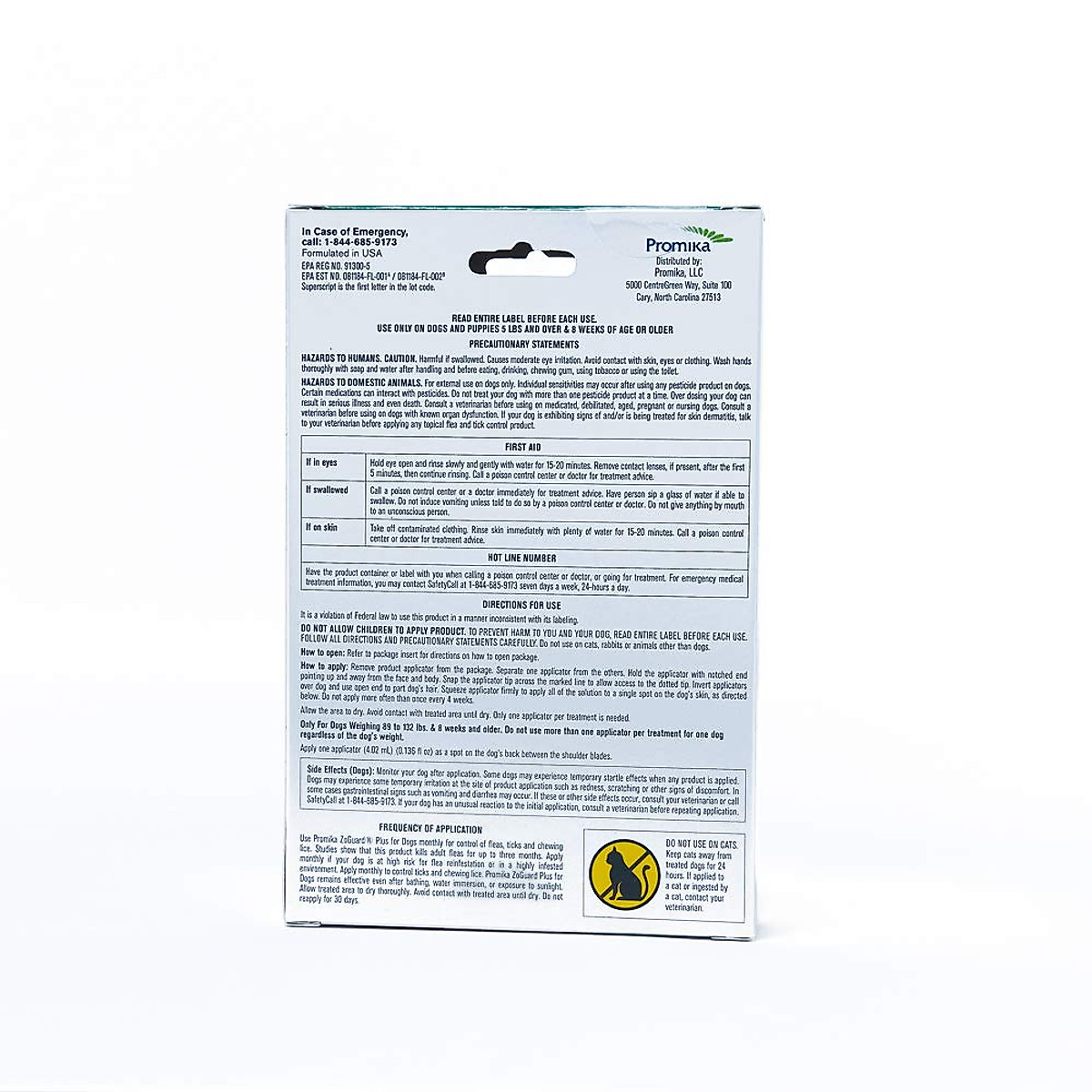 ZoGuard Plus Flea and Tick Prevention for Dogs (XL - 89-132 lb)