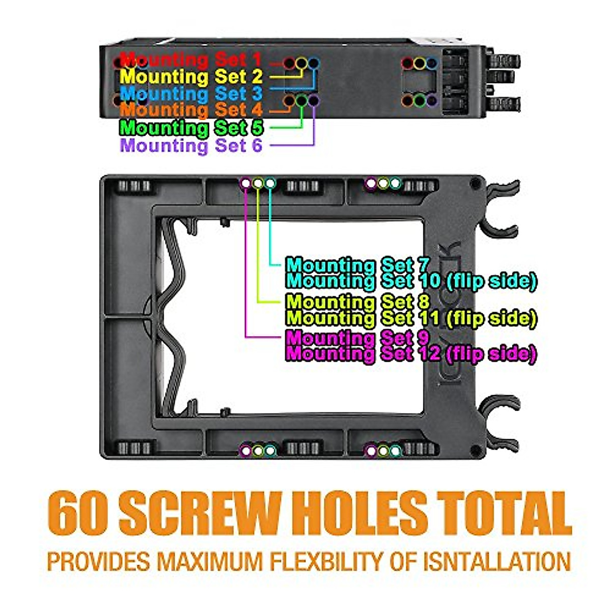 ICY DOCK Tool-Less Triple 3 Bay 2.5 to 3.5 Hard Drive SSD Mounting Bracket Kit Adapter | EZ-FIT Trio MB610SP