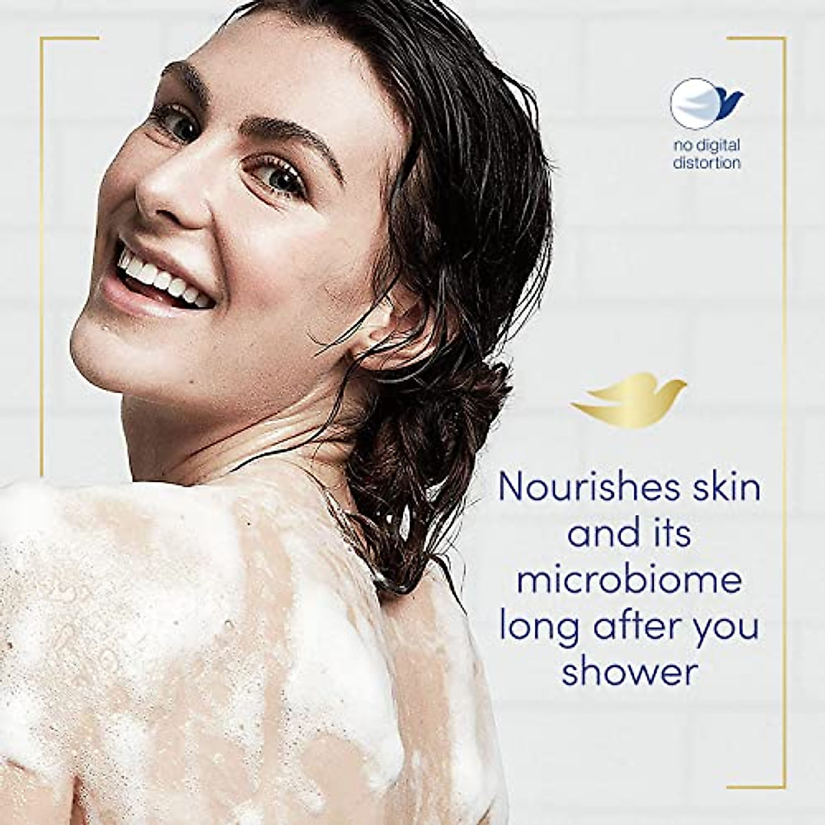 Dove Moisturizing Body Wash Sulphate Free Body Wash Moisturizes to Calm Skin Anti-Stress Body Cleanser with Blue Chamomile and oat milk scent 22oz 4 Count