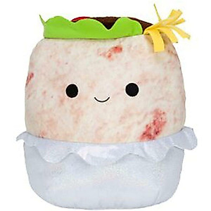 Squishmallows Official Kellytoy 16 Inch Soft Plush Squishy Toy Animals (Bernardo The Burrito)