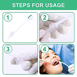 wellgler Disposable Suction Toothbrush Suction Swab (25pack)