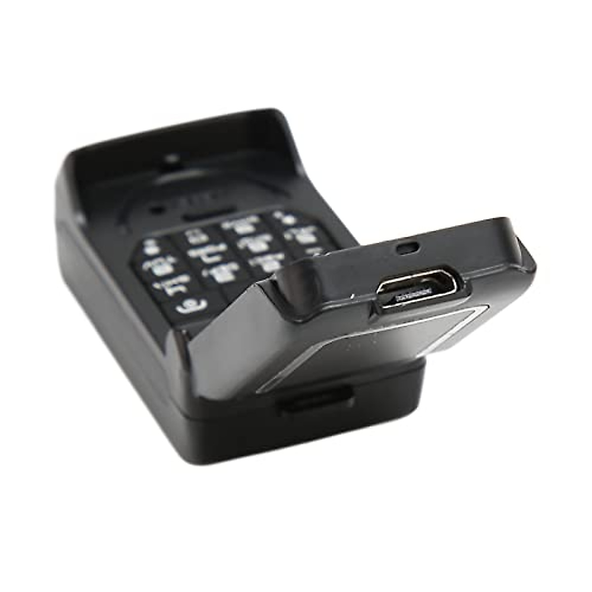 Cosiki Flip Phone, Support Micro SIM Card 32MB 64MB OLED Screen 300mAh Battery 0.66 Inch Small Flip Phone for Seniors (Black)