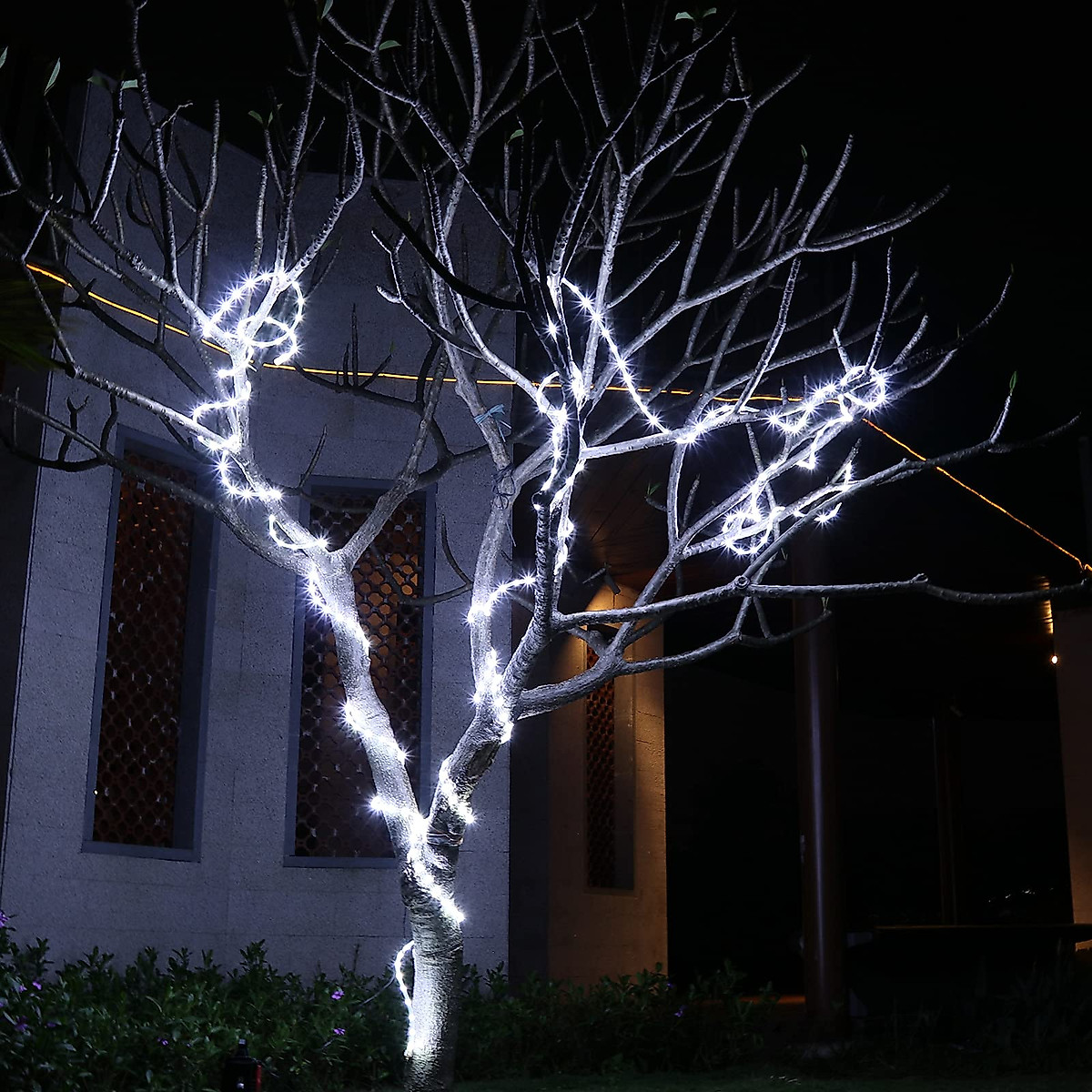 Areful Daylight Rope Lights, 16.4ft Flexible Waterproof LED Strip Light, Nature White, Indoor Outdoor Decorative Lighting for Home Christmas Holiday Garden Patio Party