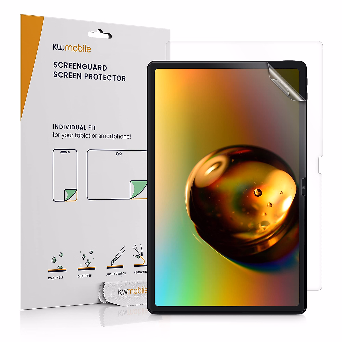 kwmobile Screen Protector Compatible with Lenovo Tab P11 Plus Screen Protector - 2X Anti-Reflective Matte Film for Tablet