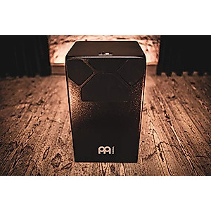 Meinl Percussion Digital Cajon with Ten Pre-Programmed Sound Combinations — for Live Music and Silent Practice — Baltic Birch Body, 2-Year Warranty (MPDC1)