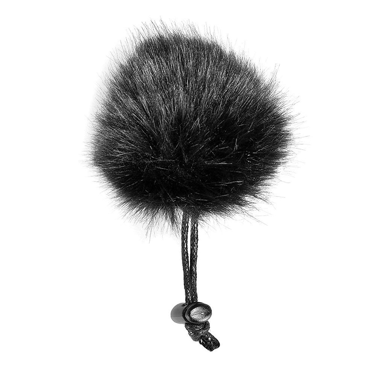 comica Pack of 3 Fur Windscreen for Microphone, Mini Microphone Fur Microphone Windscreen Muff, Wind & Pop Filter for Lavalier Microphone/VideoMic/Mobile Phone Microphone (Black)