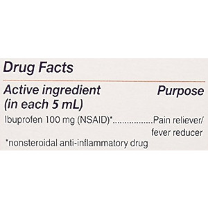 MOTRIN Children's Oral Suspension Dye-Free Berry, 4 oz