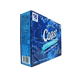 Coast Classic Original Scent 4oz, 8 Bars 2 Packs (total 16 count)