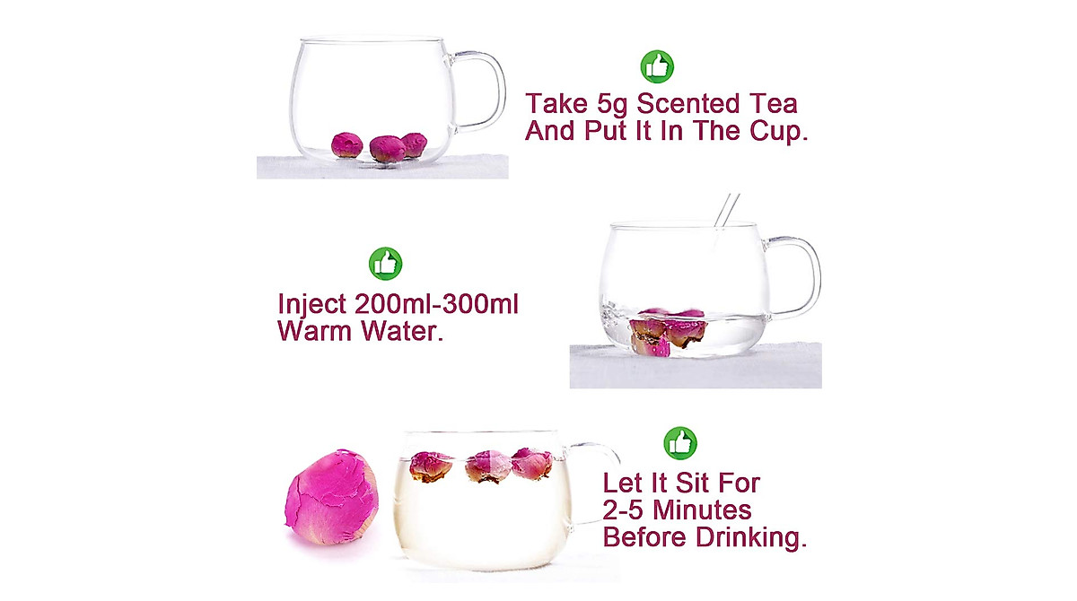 Natural Dried Peony Ball - Elegant Floral Tea Experience