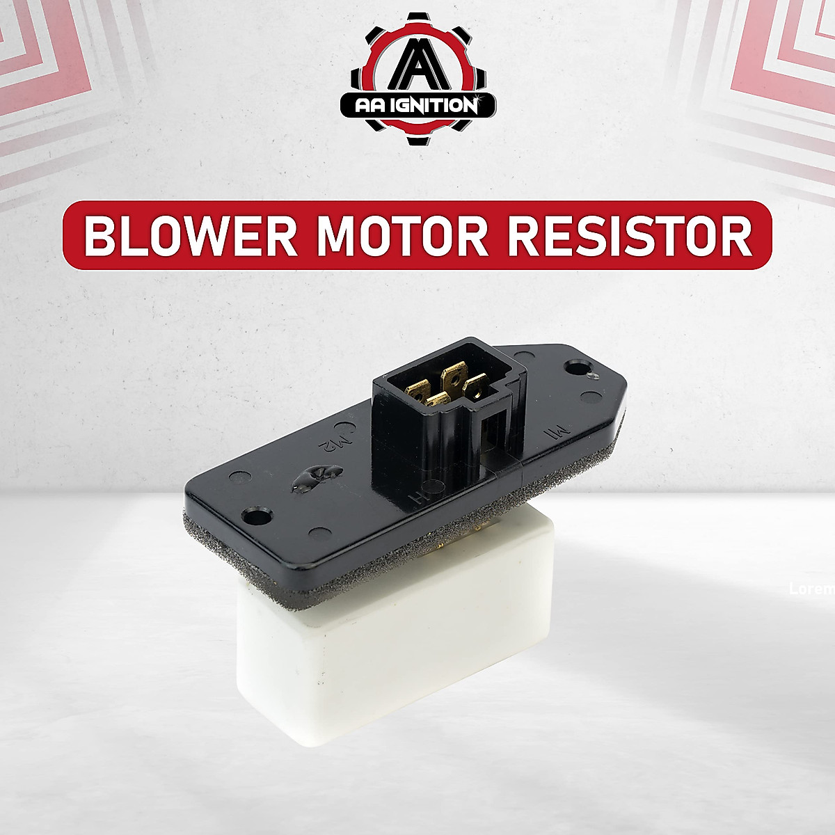 HVAC Blower Motor Fan Resistor - AC Heater Relay - Replaces 973-020, 68004241AA, 5012212AA, 4720278 - Compatible with Chrysler, Dodge & Jeep Vehicles - Ram 1500, 2500, Concorde, Grand Cherokee