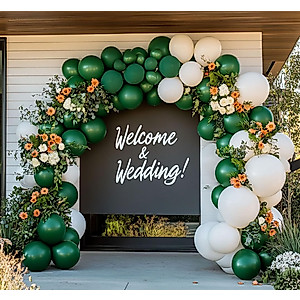 Pastel White Balloons-Double Stuffed White Balloons Different Sizes Latex Matte White Balloon Garland White Balloon Arch Kit for Birthday Baby Shower Wedding Bridal Shower Party Decorations