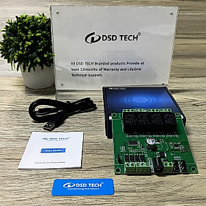 DSD TECH 4 Channels Bluetooth Relay Module for Remote Control Switch Compatible with iPhone and Android 4.3 (12V)