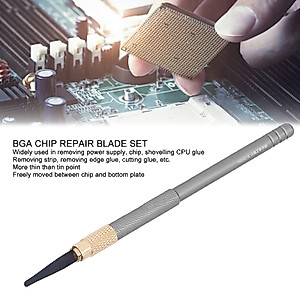 FTVOGUE BGA Chip Repair Blade Ultra Thin IC Chip Repair Thin Blade Tool for Removing Power Supply, Chip (Gray), Other Electrical And Electronic Tools