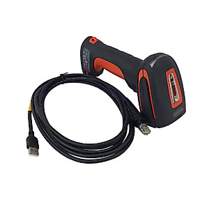 Honeywell Granit Heavy-Duty Industrial-Grade Area-Imaging Handheld Barcode Scanner Kit (Wired, Full Range (1980i), USB)