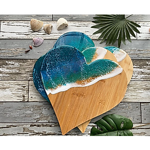 (Set of 12) 12" Heart Shaped Bulk Plain Bamboo Cutting Boards with Juice Groove | For Customized Engraving | Wholesale Premium Blank Board