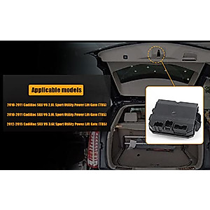 USTAR Rear Trunk Door Tailgate Liftgate Control Module Fit for Cadillac SRX 2010-2015 (with Power Liftgate Model) 502-032 20816435 20837962 20837967