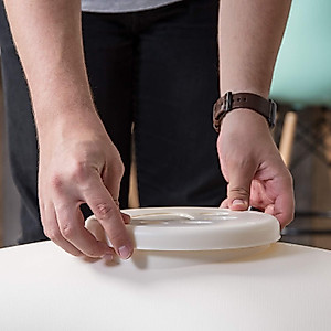 IRIS USA Large Igloo Shaped Dog House, White/Almond