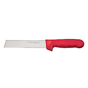 Dexter Sani-® Stainless Steel Produce Knife with Red Polypropylene Handle - 6"L Blade