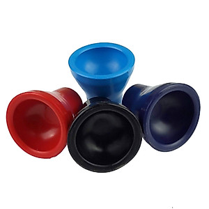 Zelerdo 4 Pack Golf Ball Retriever Putter Picker Grip Pick Up Tool, 4 Colors