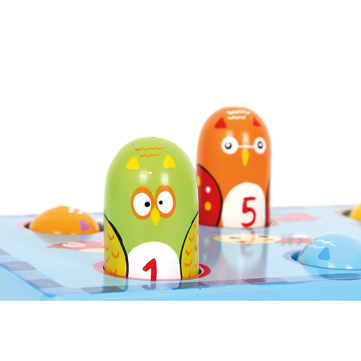 Small Foot Wooden Toys Smack the Bird Knock Playset with Hammer designed for children ages 18 months