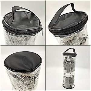 Round Brush Set for Blow Drying Curling, Professional Ceramic Ion Thermal Barrel Brush Leaves Hair Shiny Heat Styling Brush 5 Different Sizes Works Very Well with The Blow Dryer