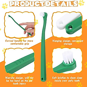 SEZDEKI 2 Pcs Pet Toothbrush for Hedgehog Small Animal Toothbrush Mini Head Soft Bristles Gentle Pet Toothbrush for Small Pets Dental Care Hedgehog Supplies Hedgehog Grooming Accessories (2 Pack)