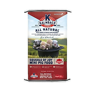 Kalmbach Feeds Squeals of Joy Mini Pig Food, 25 lb