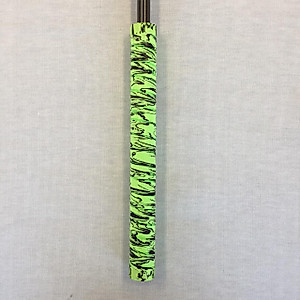 Winn Fishing 66" Rod Overwrap Tape, Slim - Chartreuse/black