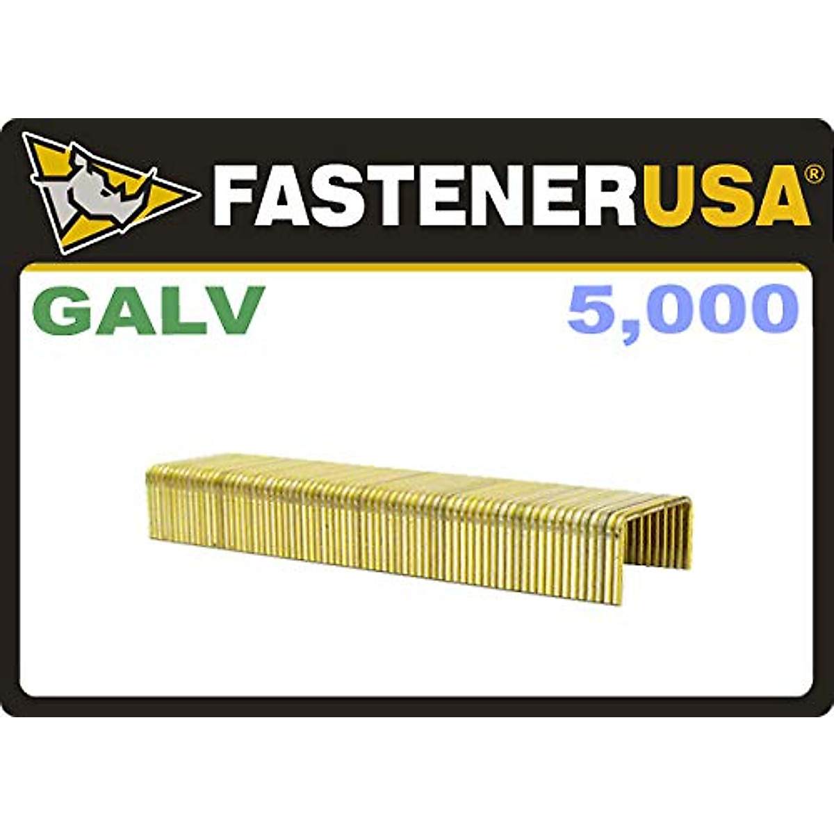 5/8" Leg x 1" Crown 16GA GALV P10 Staples 5,000ct | P10J
