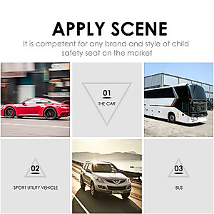 Universal Car Seat ISOFIX Latch Interface Bracket Mounting for Baby Safety Chair (Guide Groove Free Send)